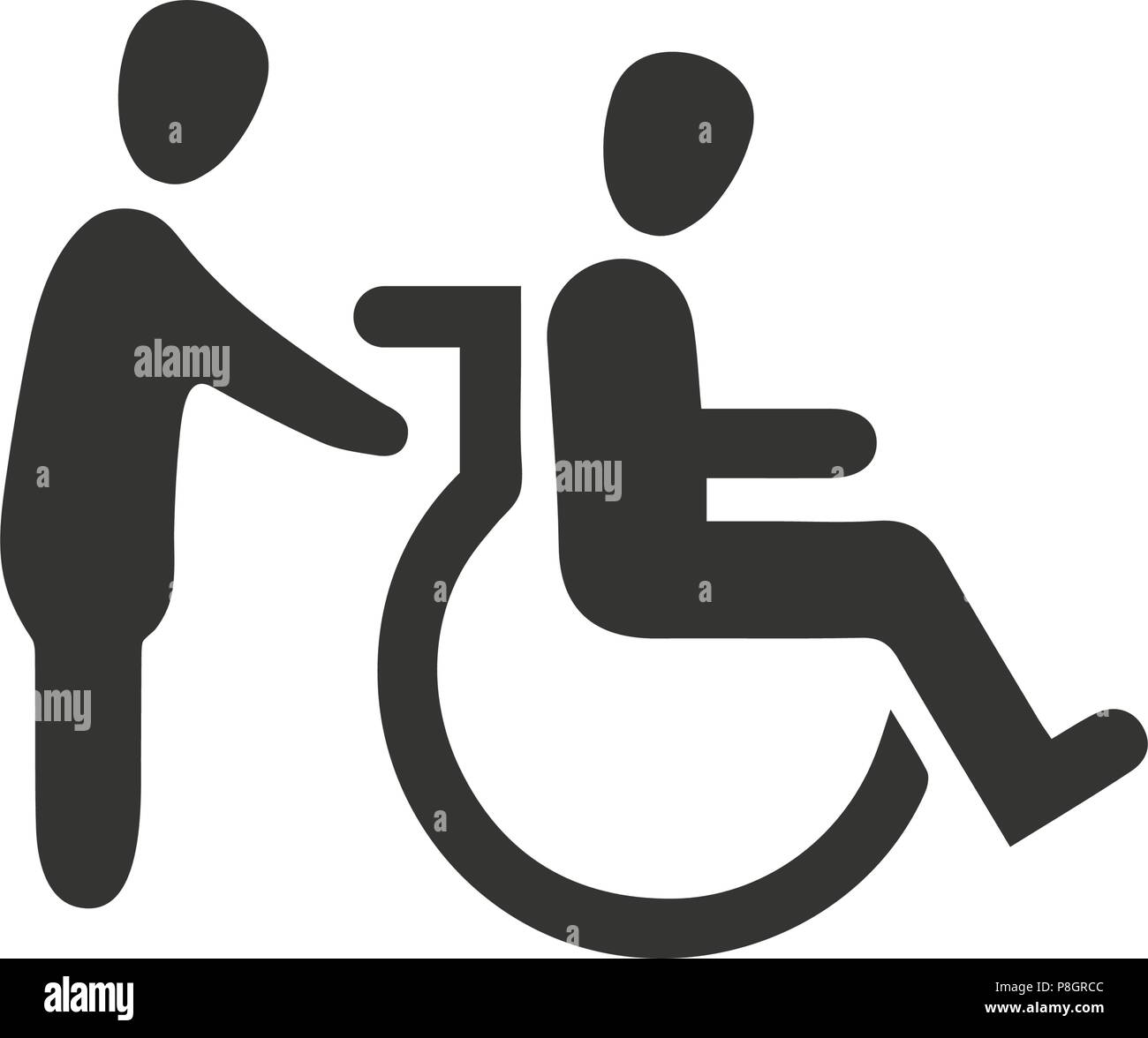 Disability icon hi-res stock photography and images - Alamy