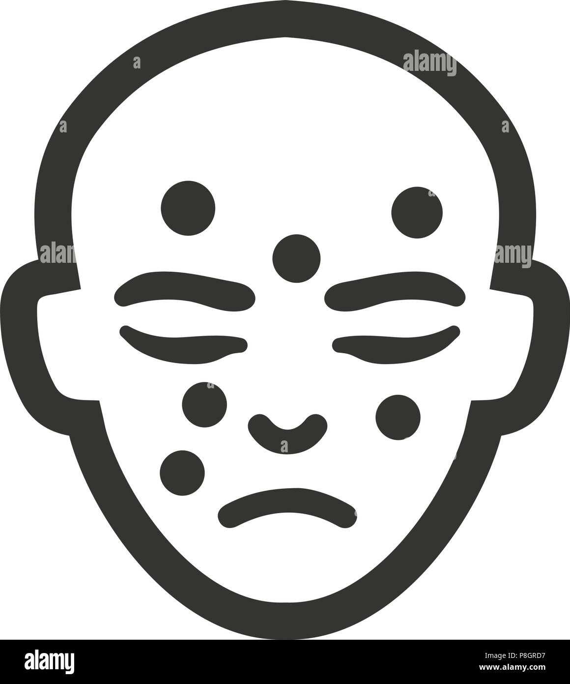 Allergy icon hi-res stock photography and images - Alamy