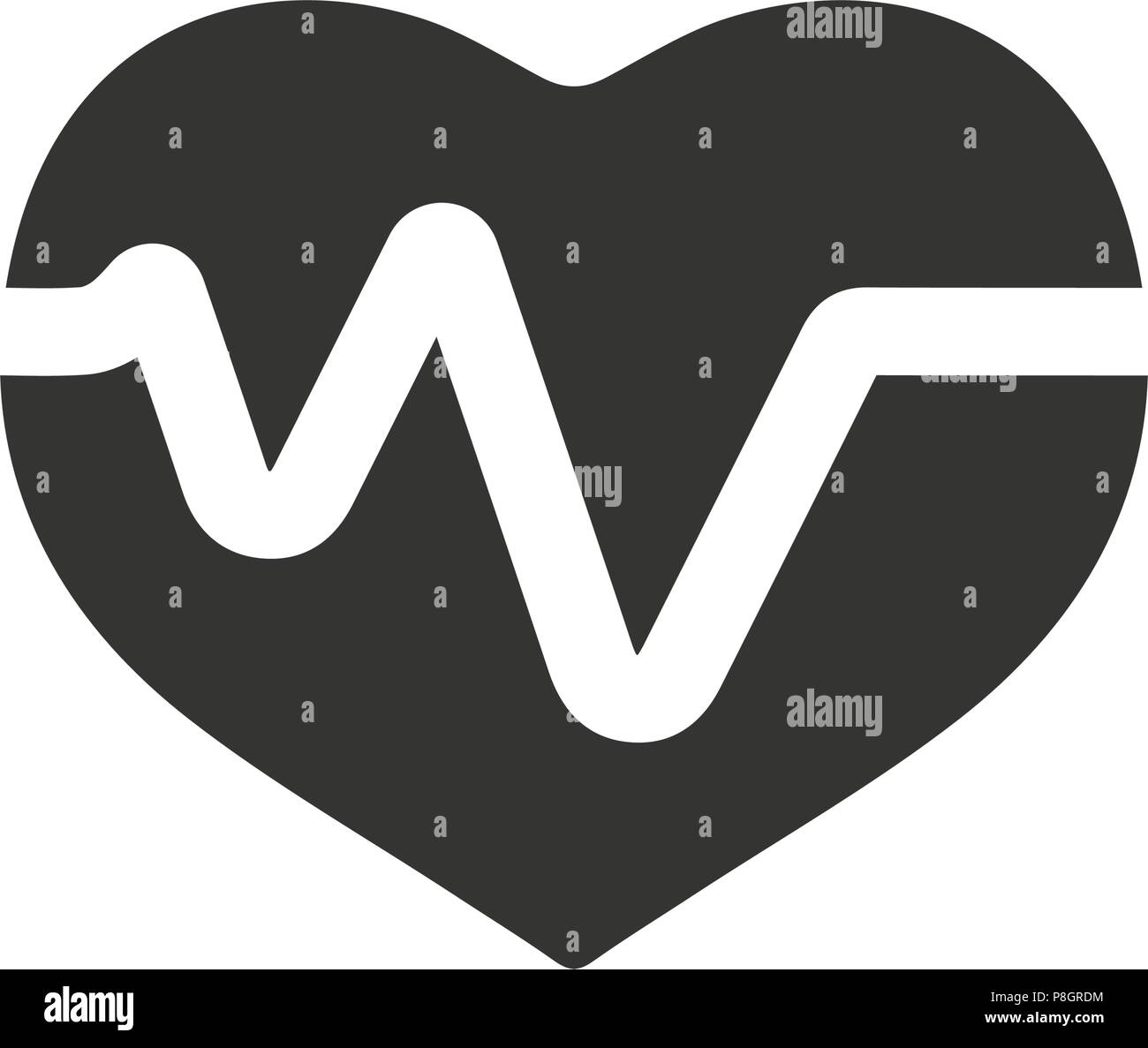 Cardiology icon hi-res stock photography and images - Alamy