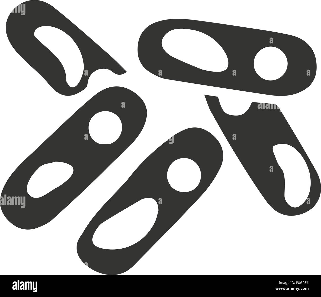 Bacteria icon hi-res stock photography and images - Alamy