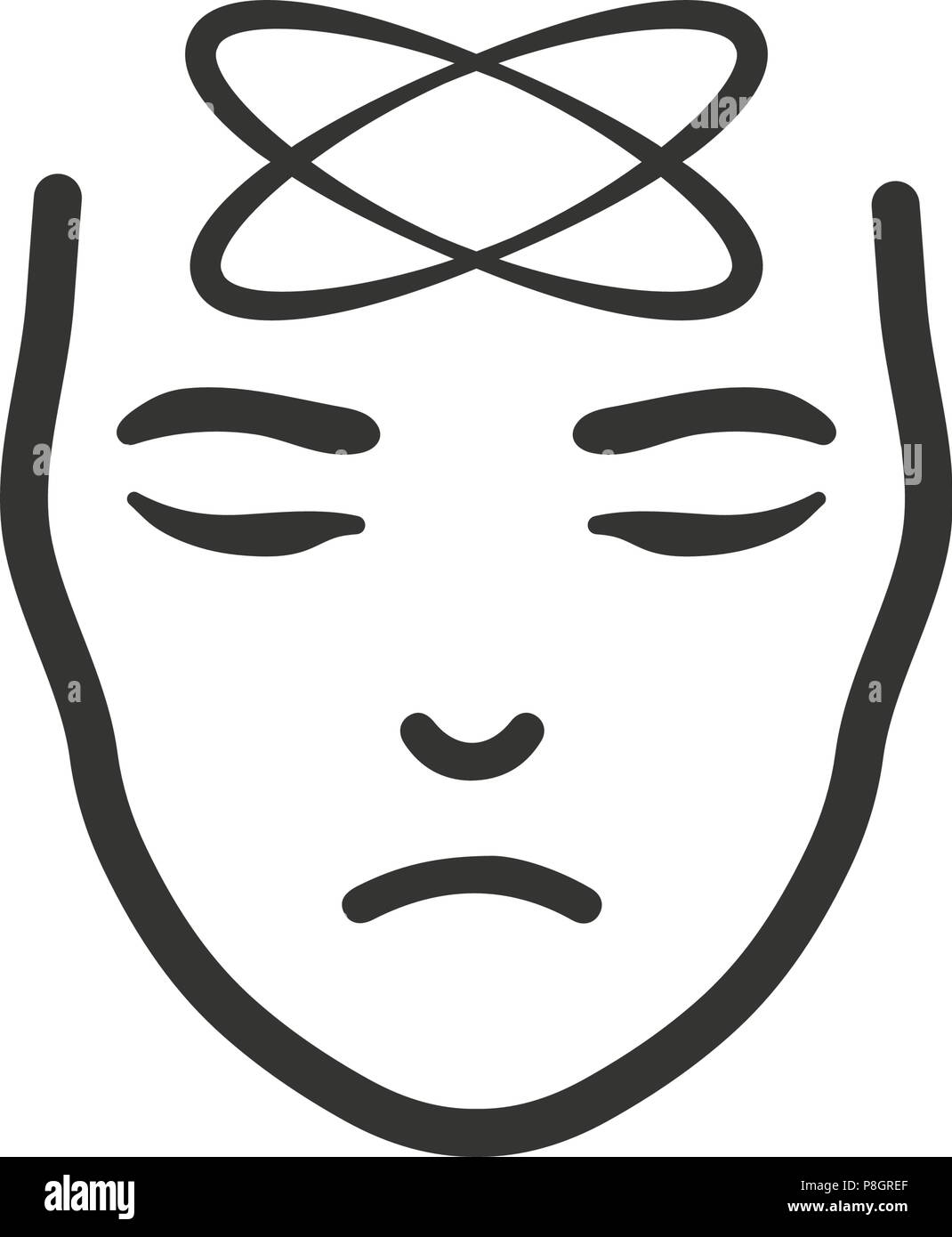 Dizziness symbol hi-res stock photography and images - Alamy