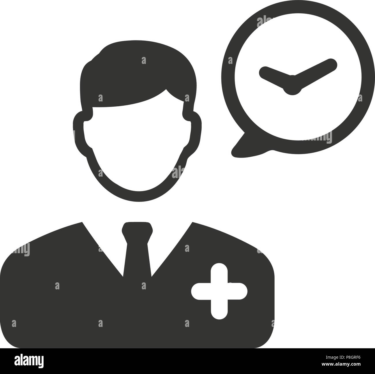 Doctor schedule icon hi-res stock photography and images - Alamy