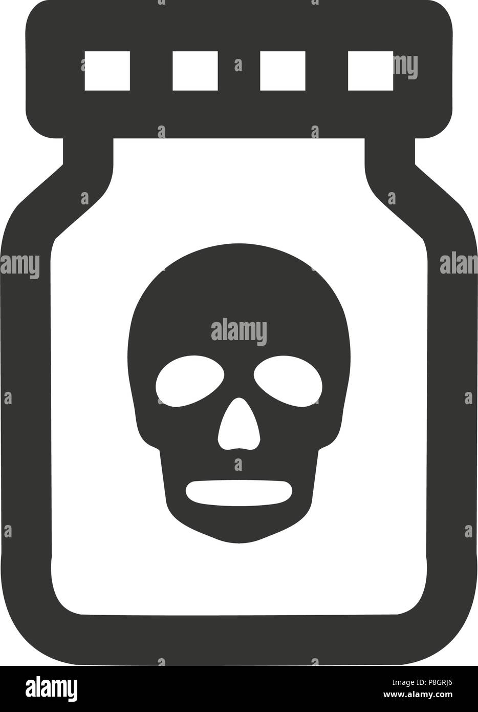 Toxic Bottle Icon Stock Vector Image & Art - Alamy