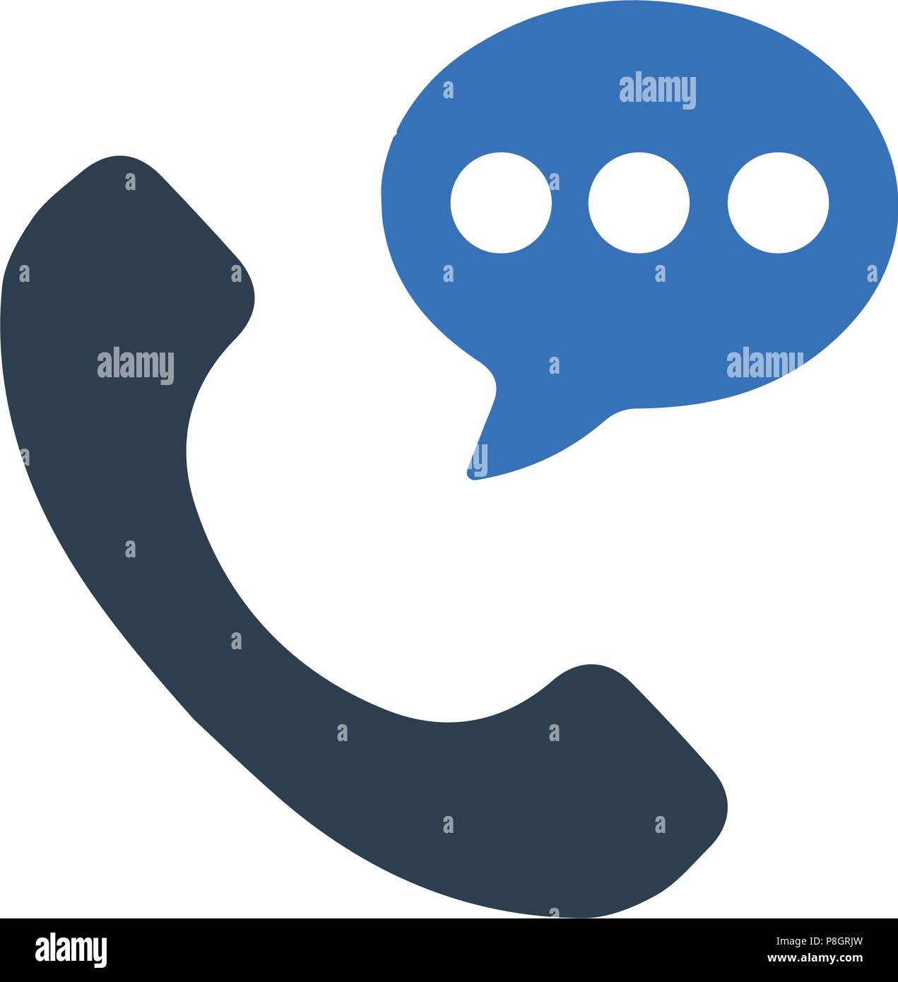Telephone Conversation Icon Stock Vector Image & Art - Alamy
