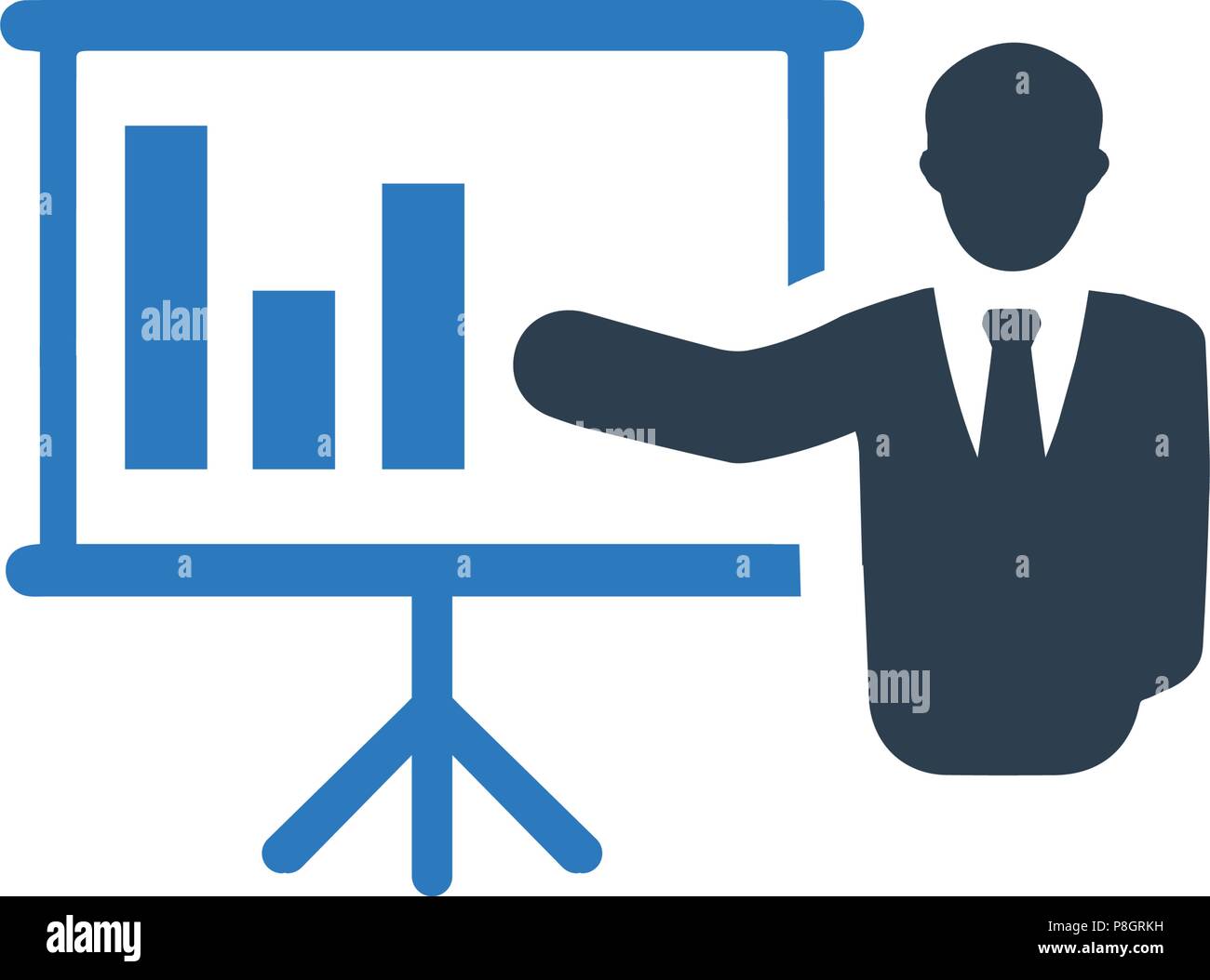 Business Presentation Icon Stock Vector Image & Art - Alamy