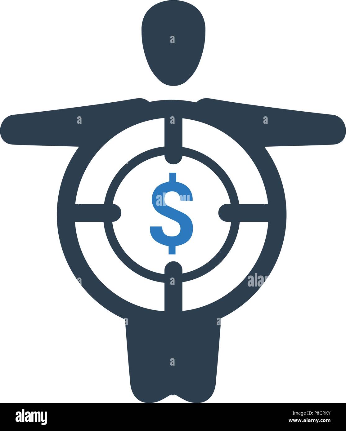 Business Target Icon Stock Vector Image & Art - Alamy