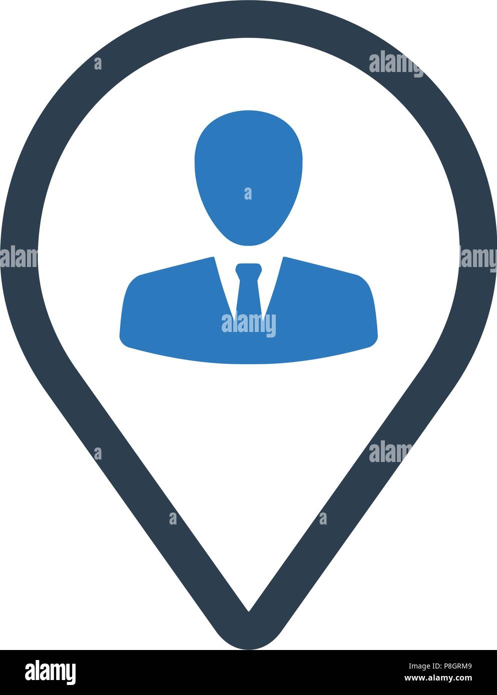 Business Location Icon Stock Vector Image & Art - Alamy