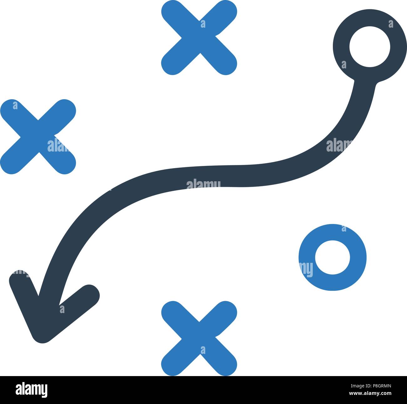 Path planning Stock Vector Images - Alamy