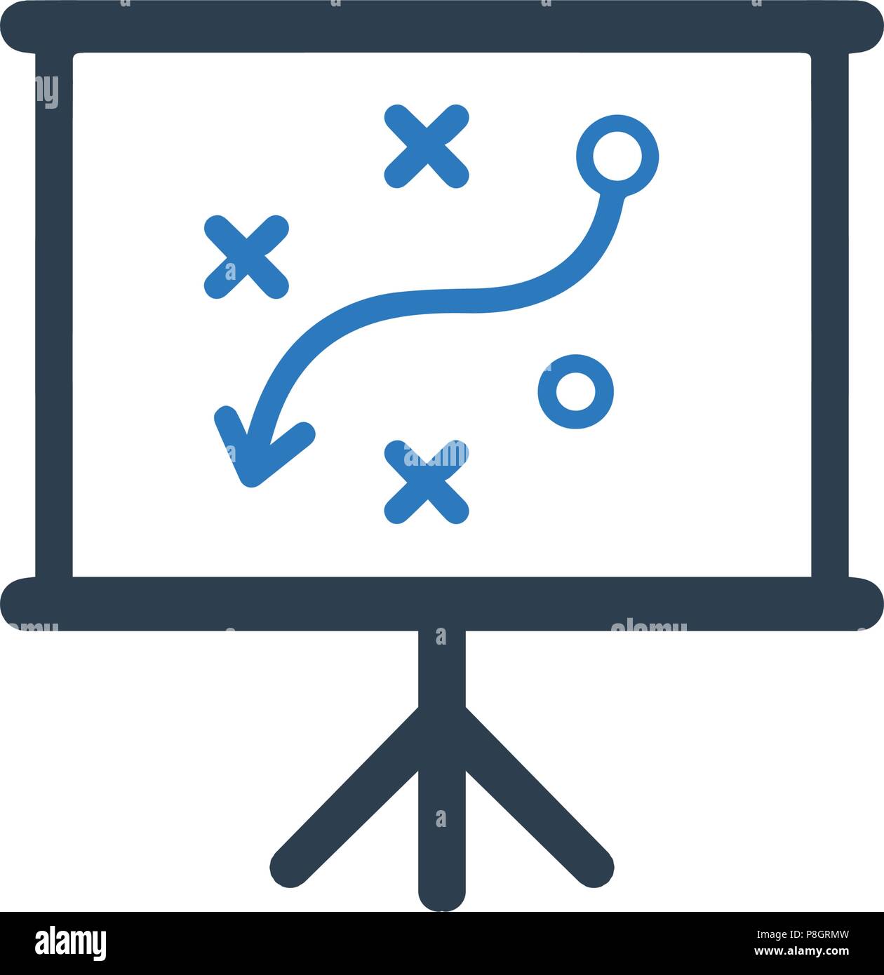 Presenting a Strategic Planning Icon Stock Vector Image & Art - Alamy