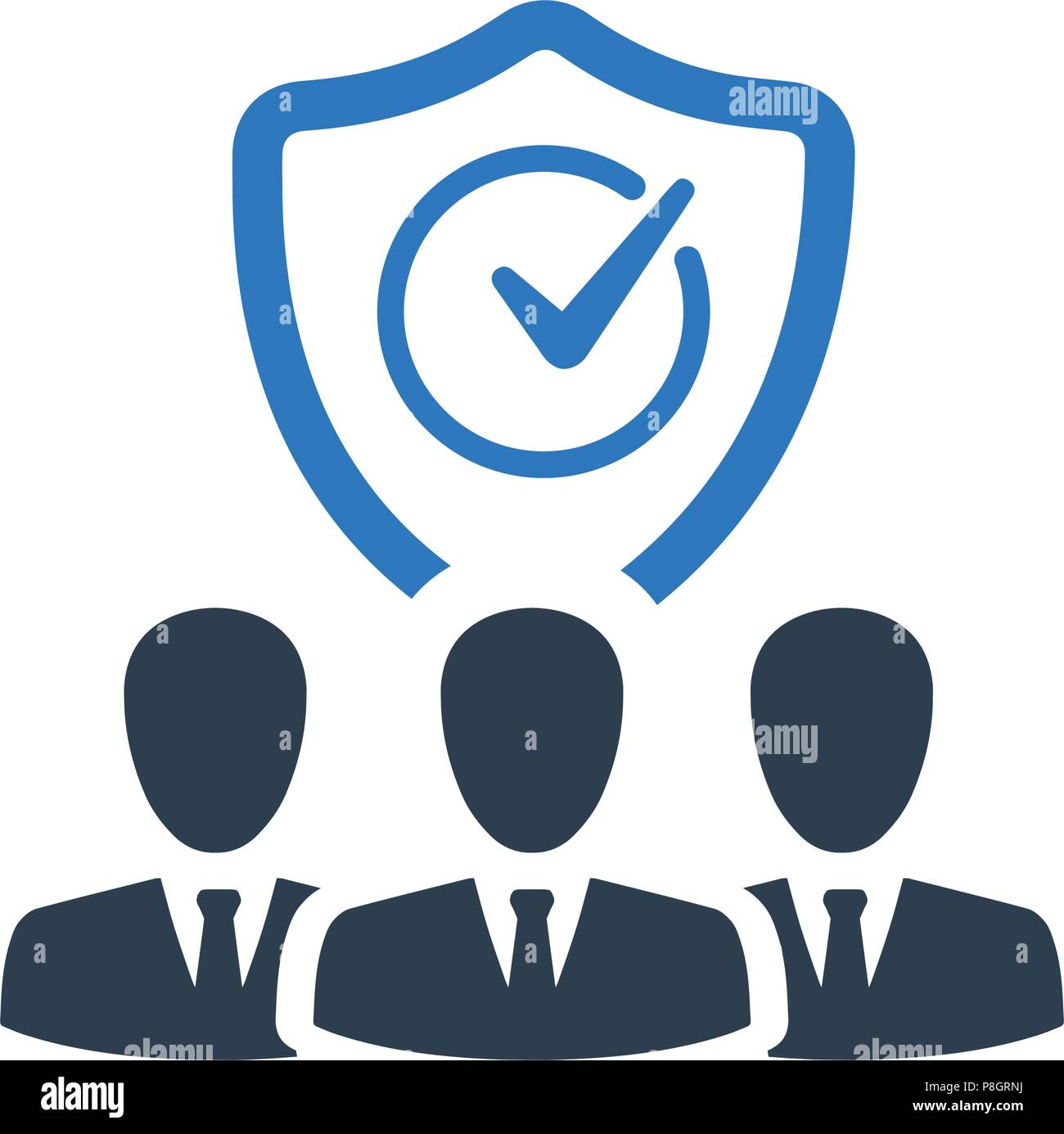 Employers Insurance Icon Stock Vector Image & Art - Alamy