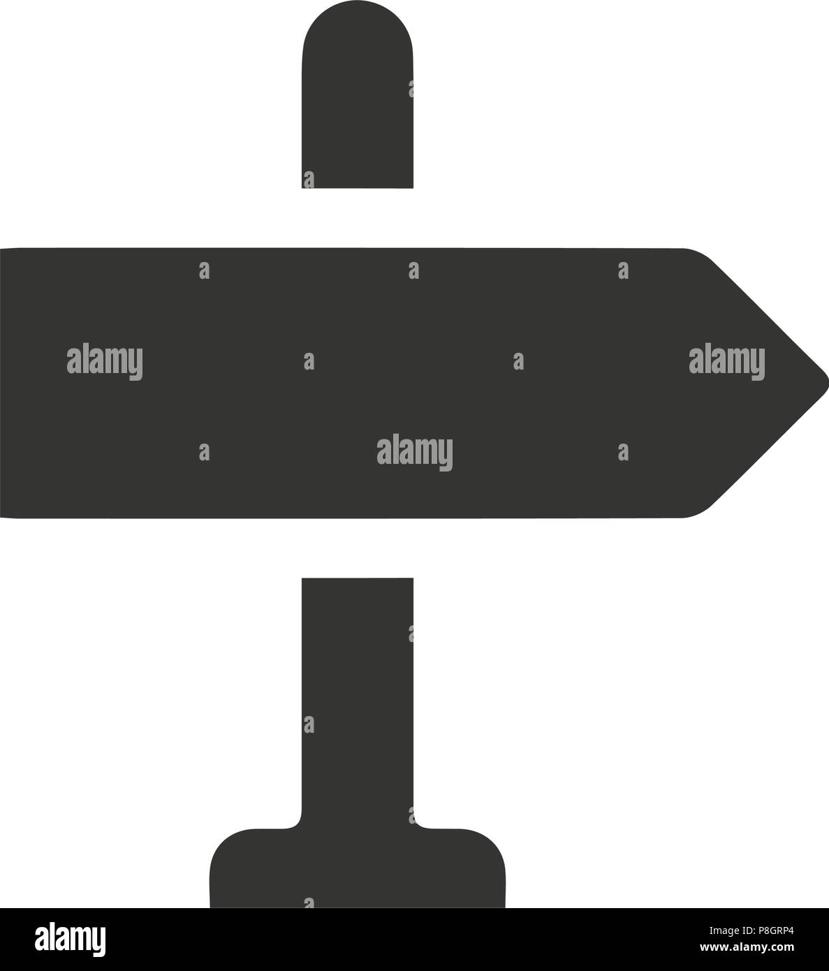 Direction Sign Icon Stock Vector Image & Art - Alamy