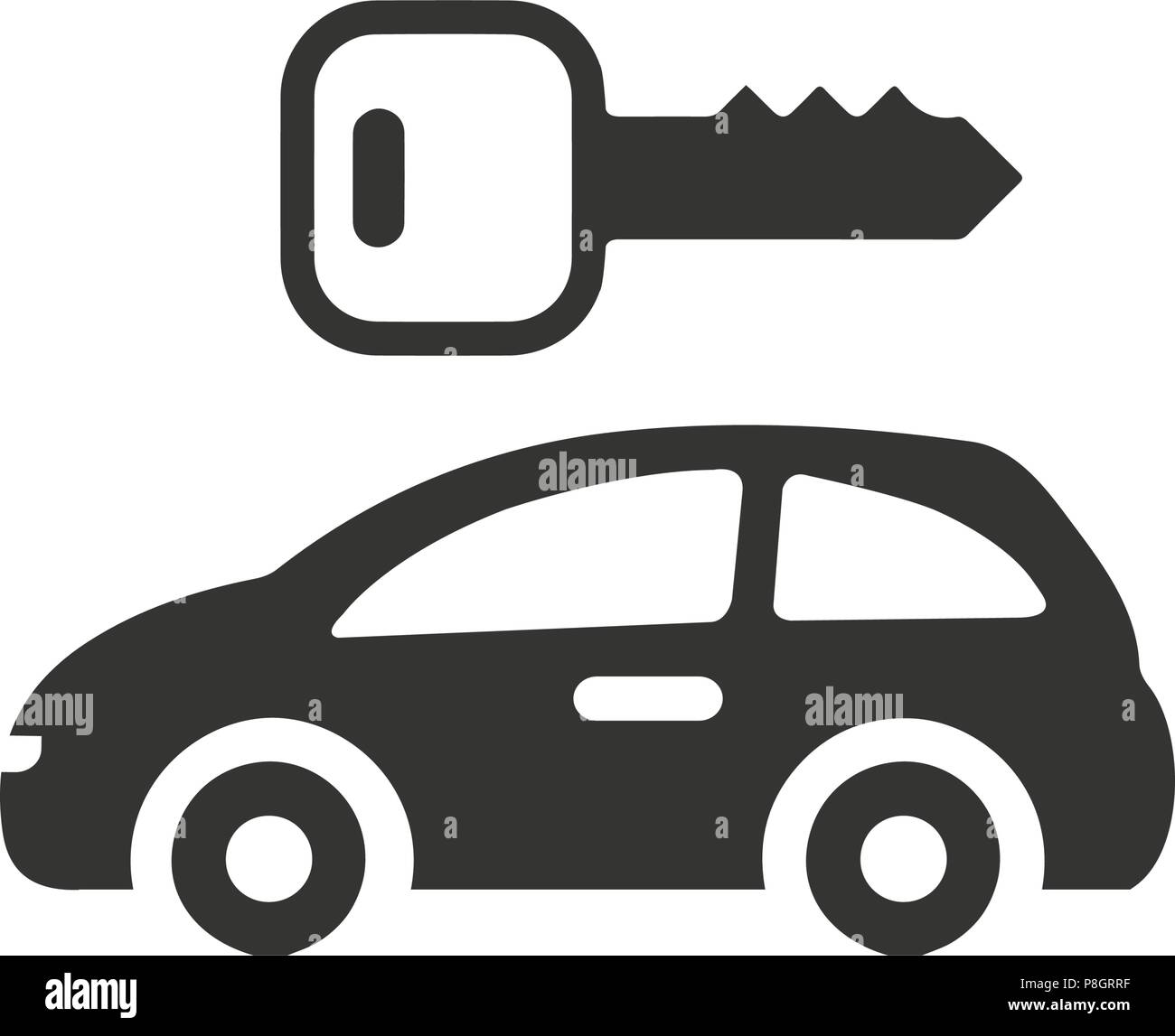 Car Rental Icon Stock Vector Image & Art - Alamy