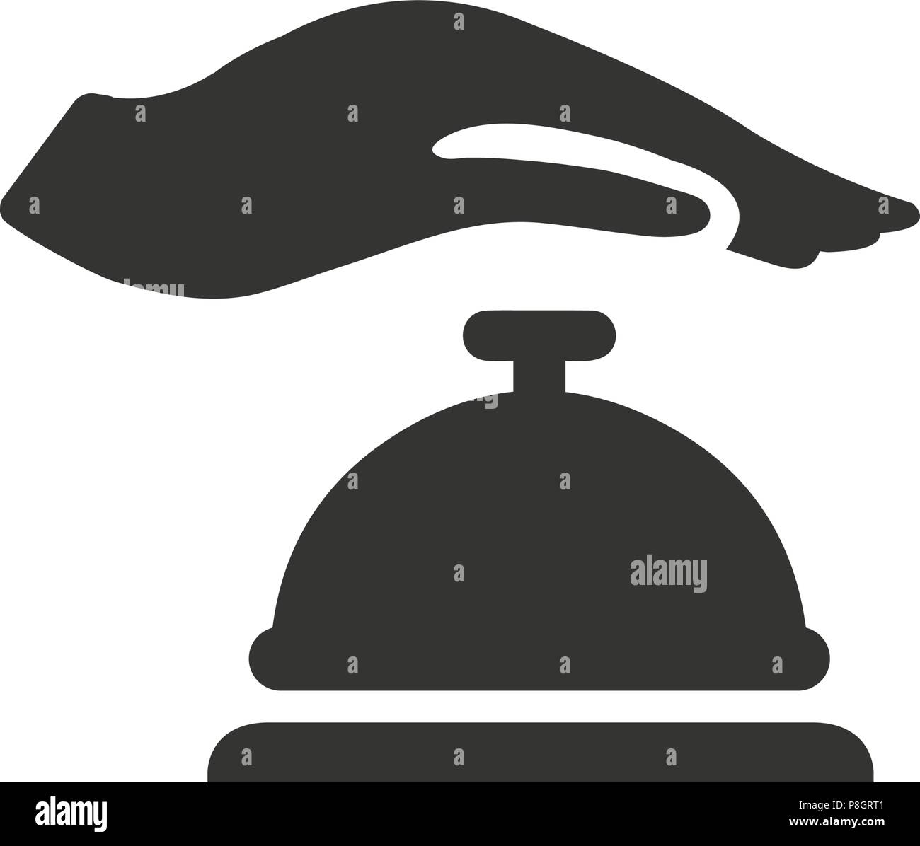 Hotel Bell Icon Stock Vector Image & Art - Alamy