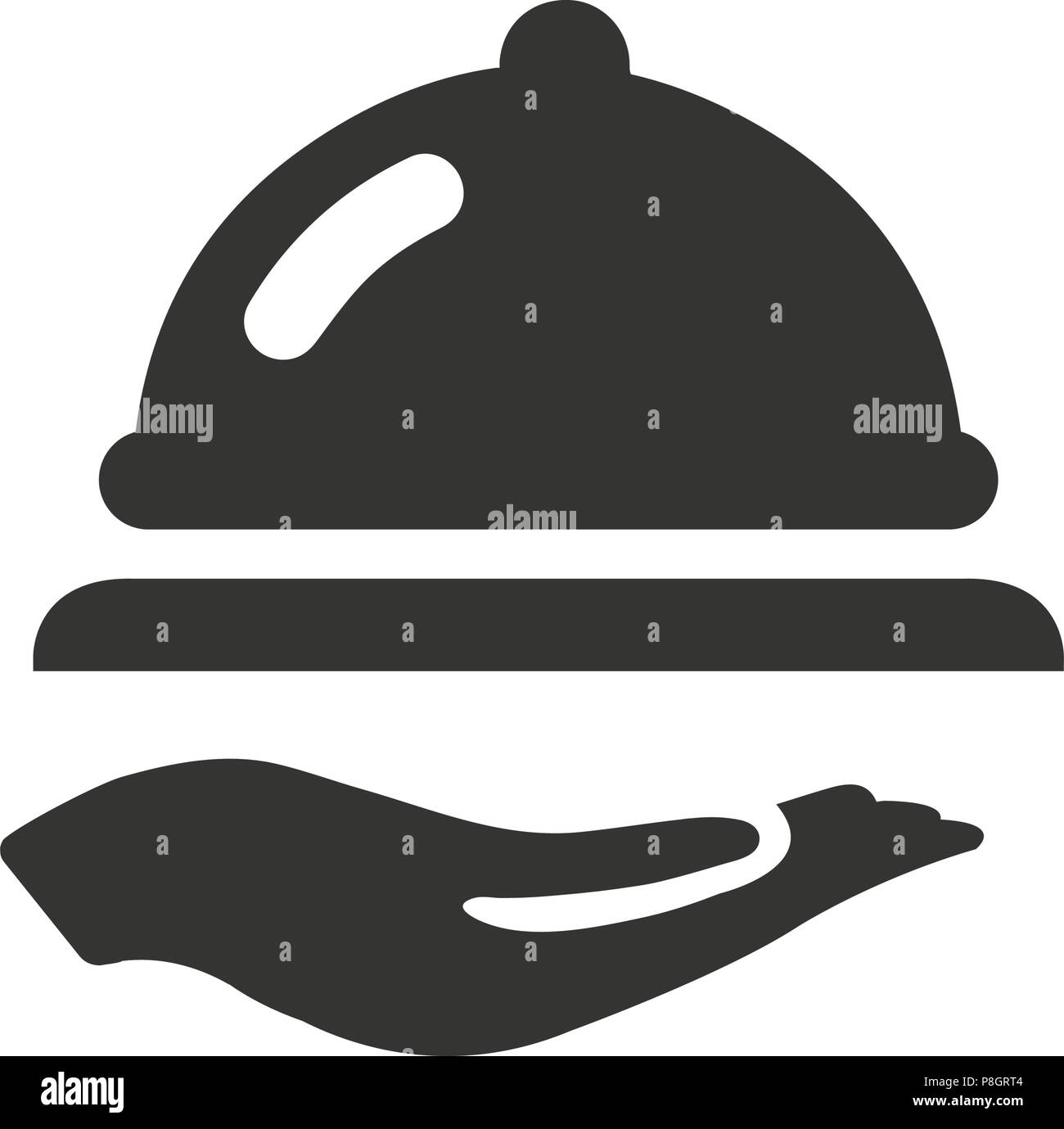 Food Serving Icon Stock Vector Image & Art - Alamy