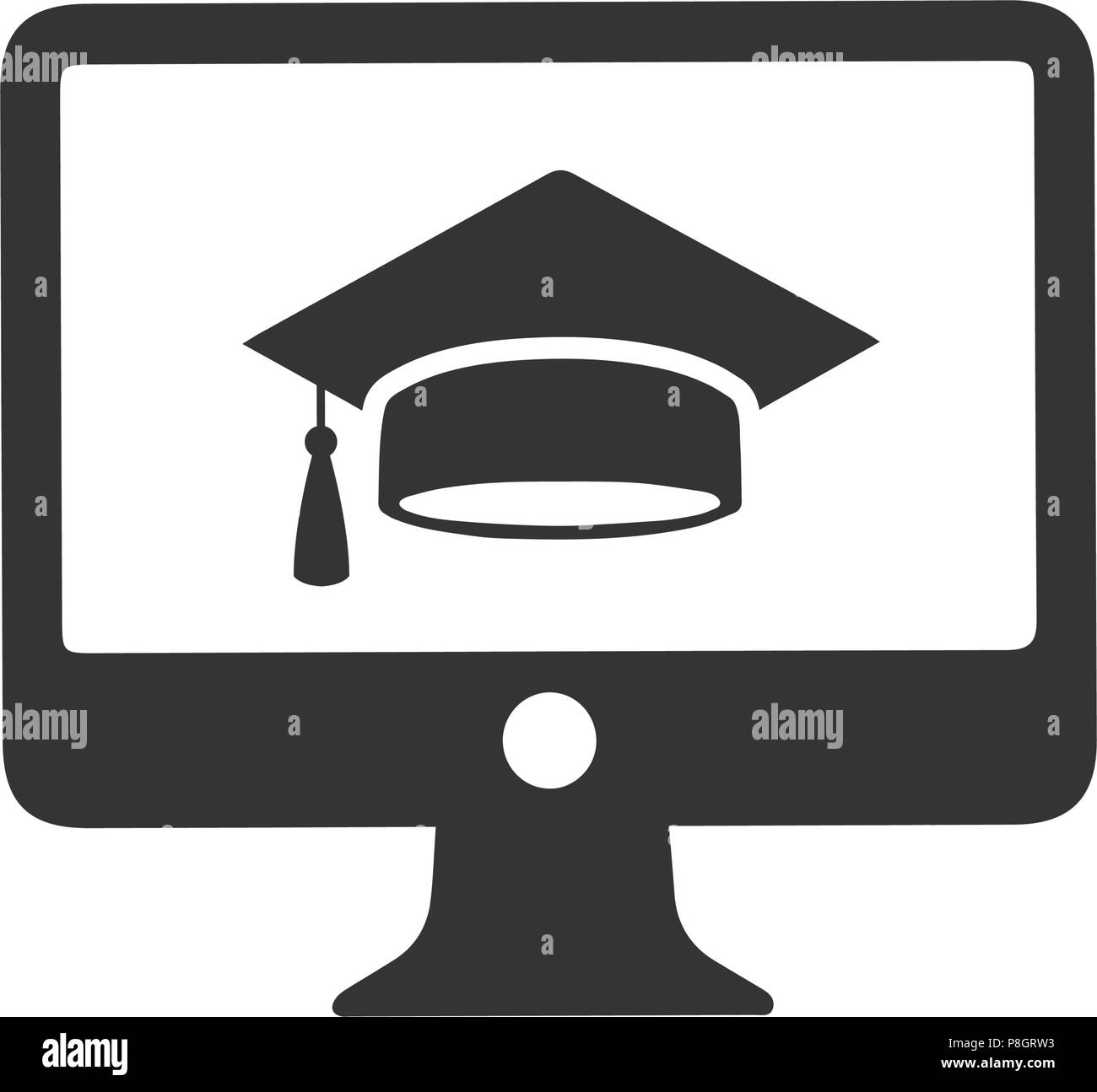 Online Course Icon Stock Vector Image & Art - Alamy