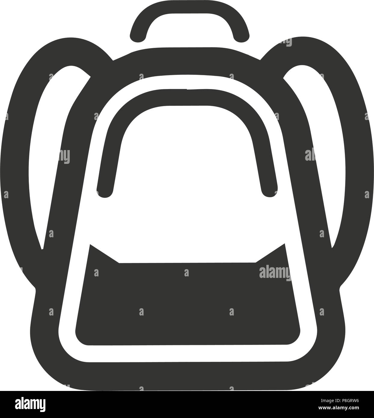 School Bag Icon Stock Vector Image & Art - Alamy