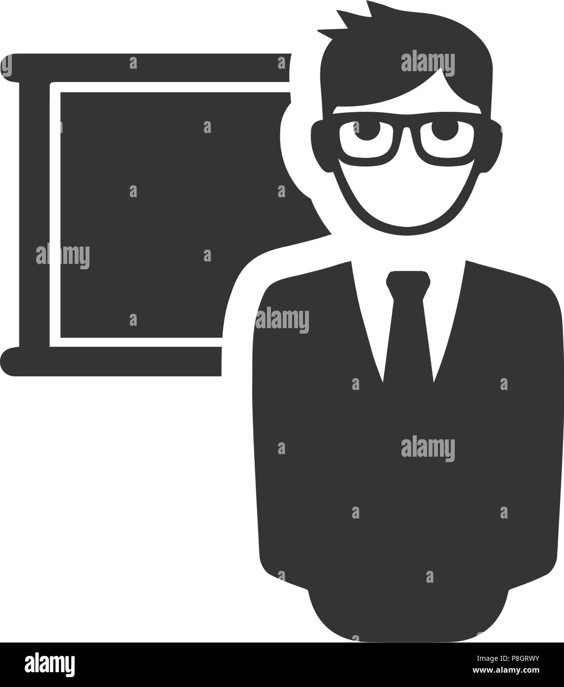 Teacher icon hi-res stock photography and images - Alamy