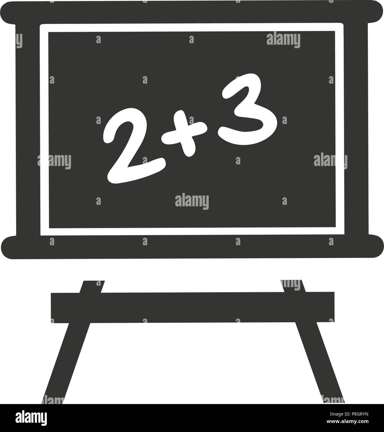 Math Learning Icon Stock Vector Image & Art - Alamy