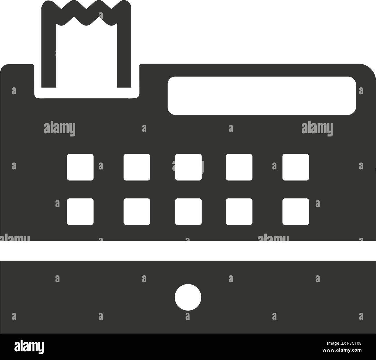 Checkout machine Stock Vector Images - Alamy