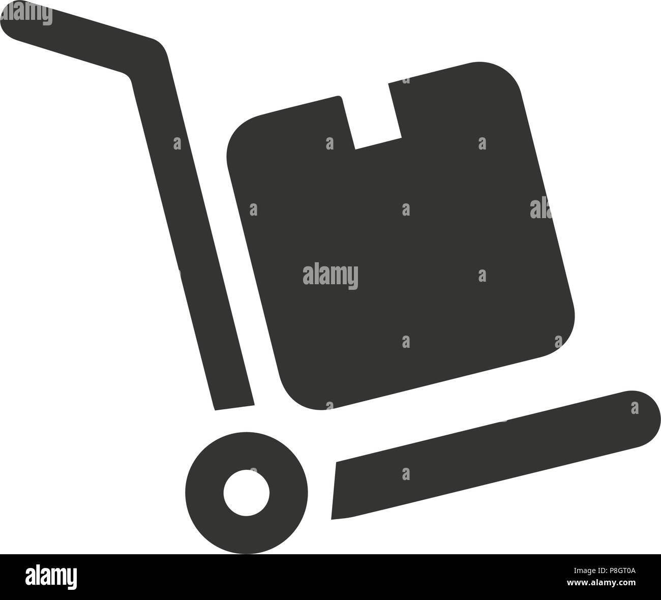 Shipping Trolley Icon Stock Vector Image & Art - Alamy