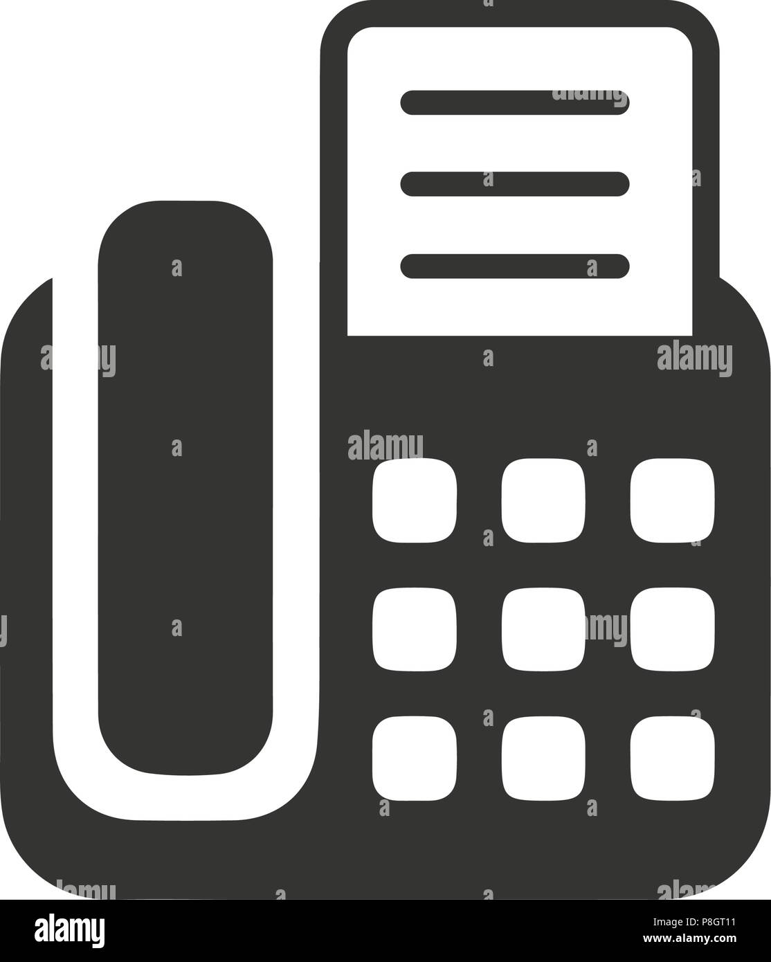 Fax Machine Icon Stock Vector Image & Art - Alamy