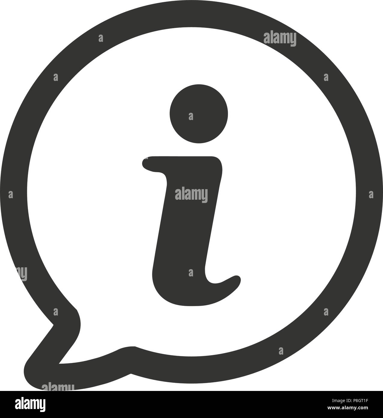 Info Support Icon Stock Vector Image & Art - Alamy