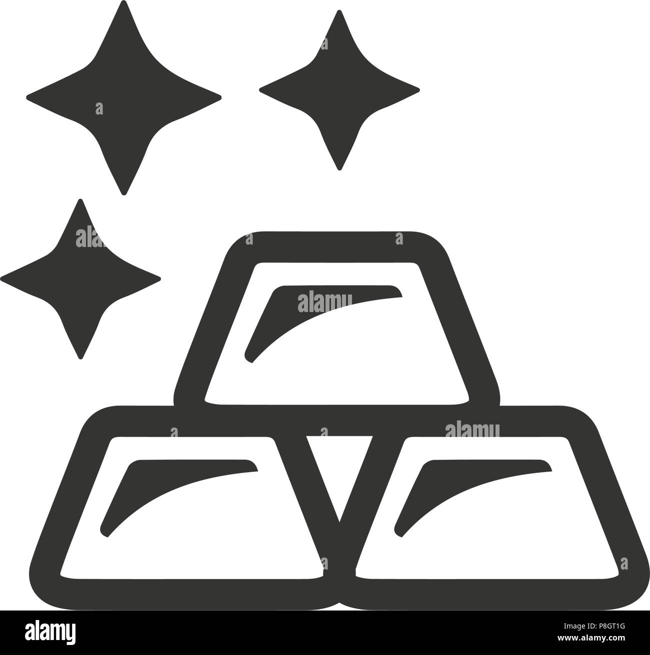 Gold Bar Icon Stock Vector Image & Art - Alamy