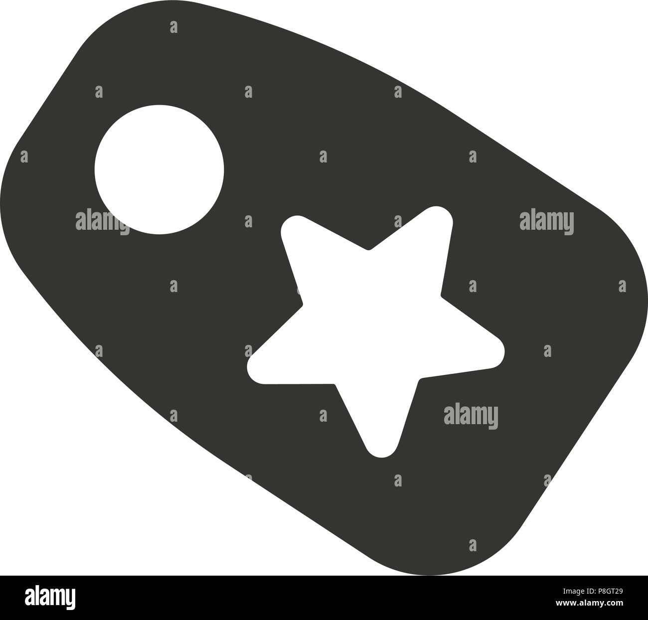 Star tag Stock Vector Images - Alamy