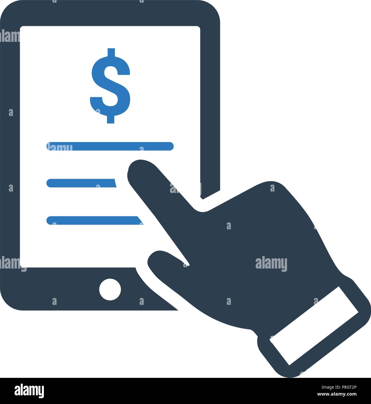 Online Banking Tab Icon Stock Vector Image & Art - Alamy