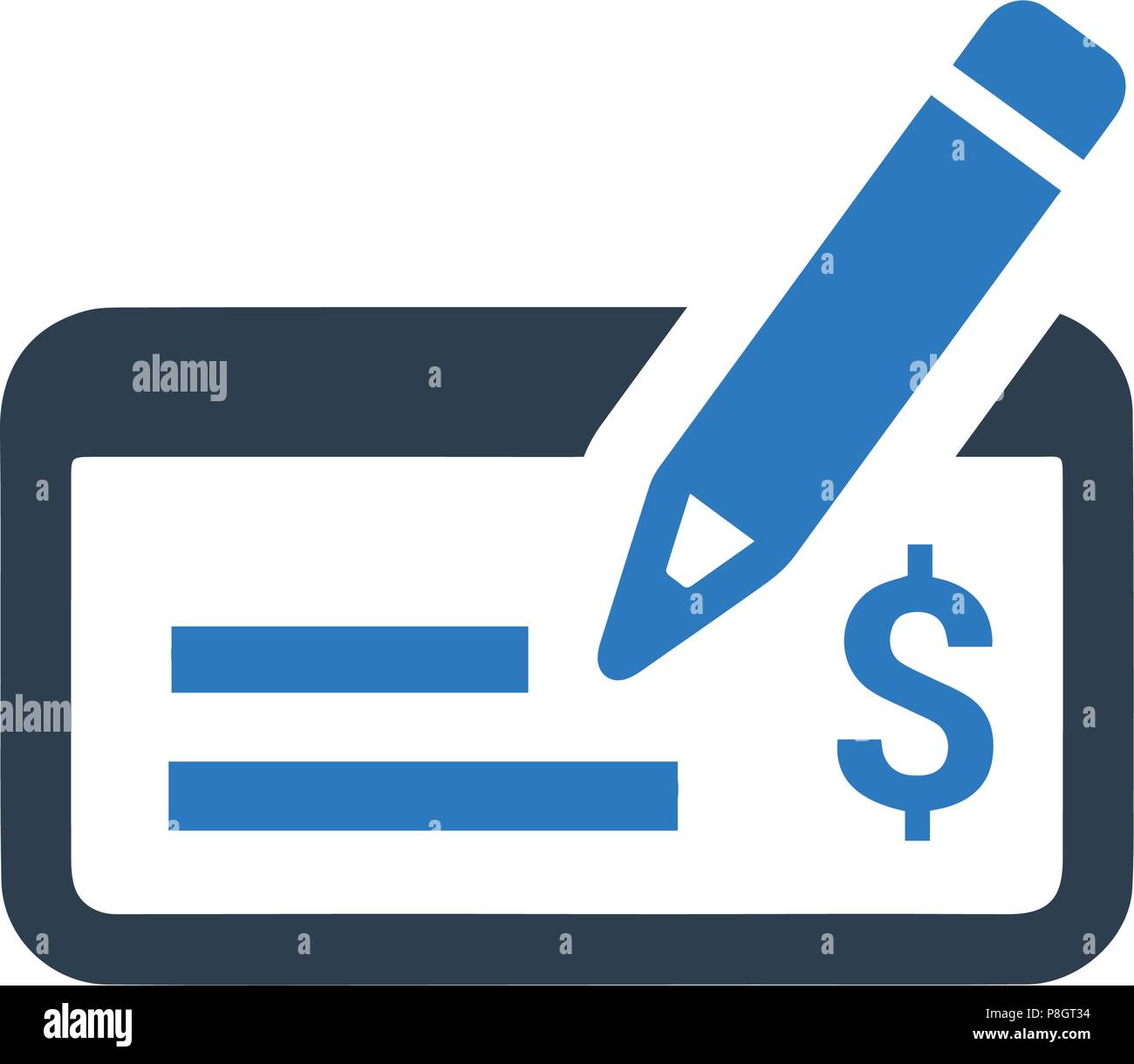 Check write with pen Stock Vector Images - Alamy