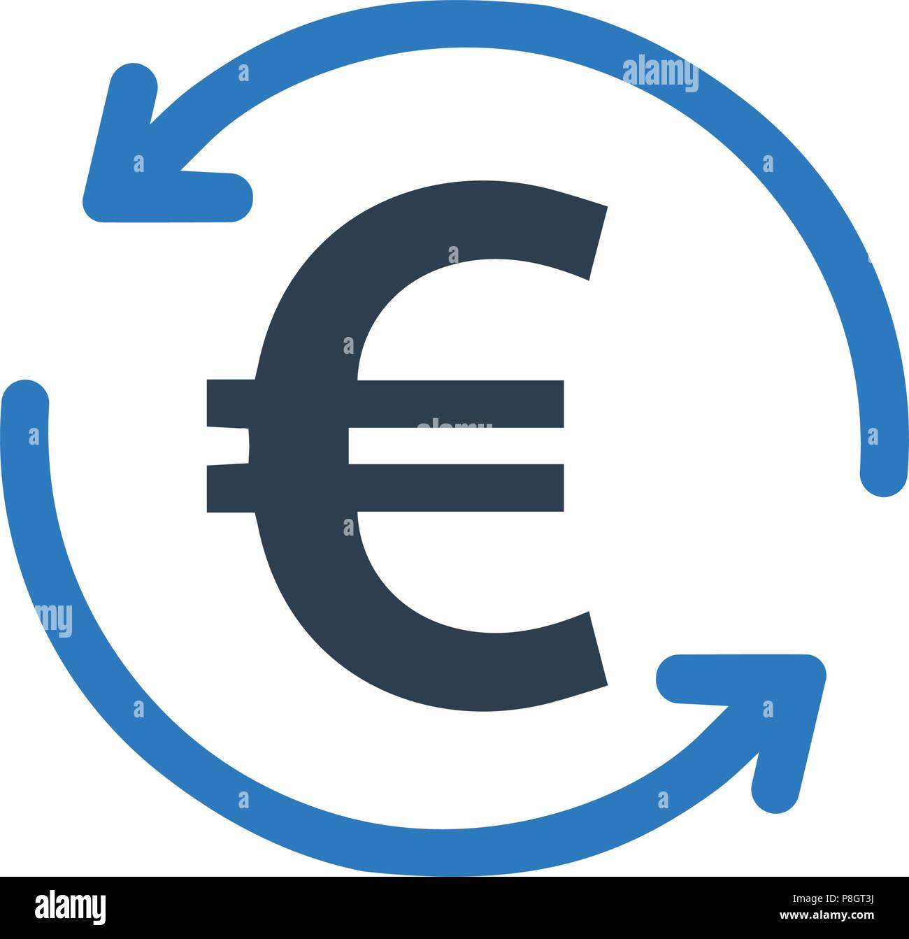 Euro Transaction Icon Stock Vector Image & Art - Alamy