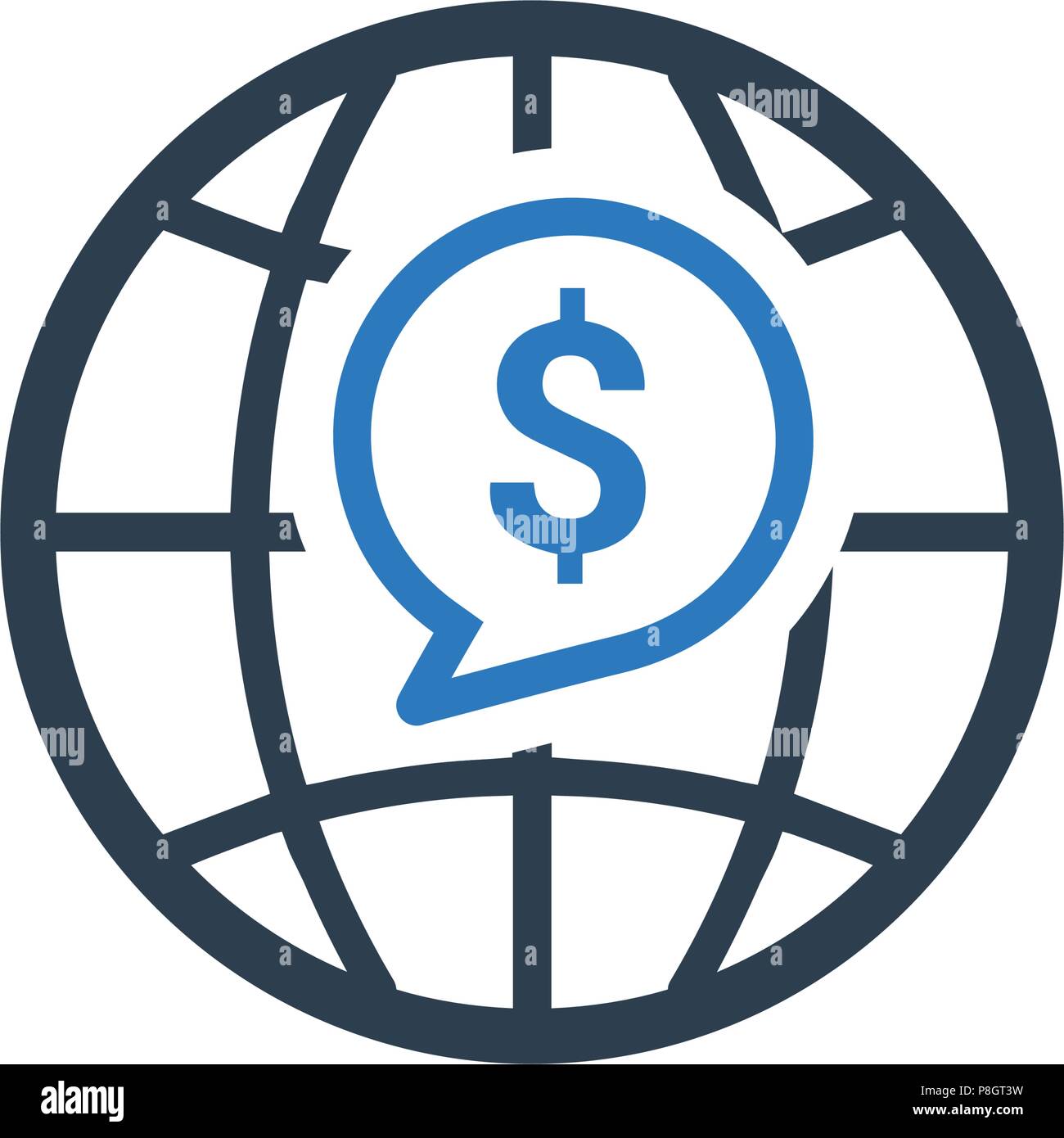 Global finance vector vectors hi-res stock photography and images - Alamy