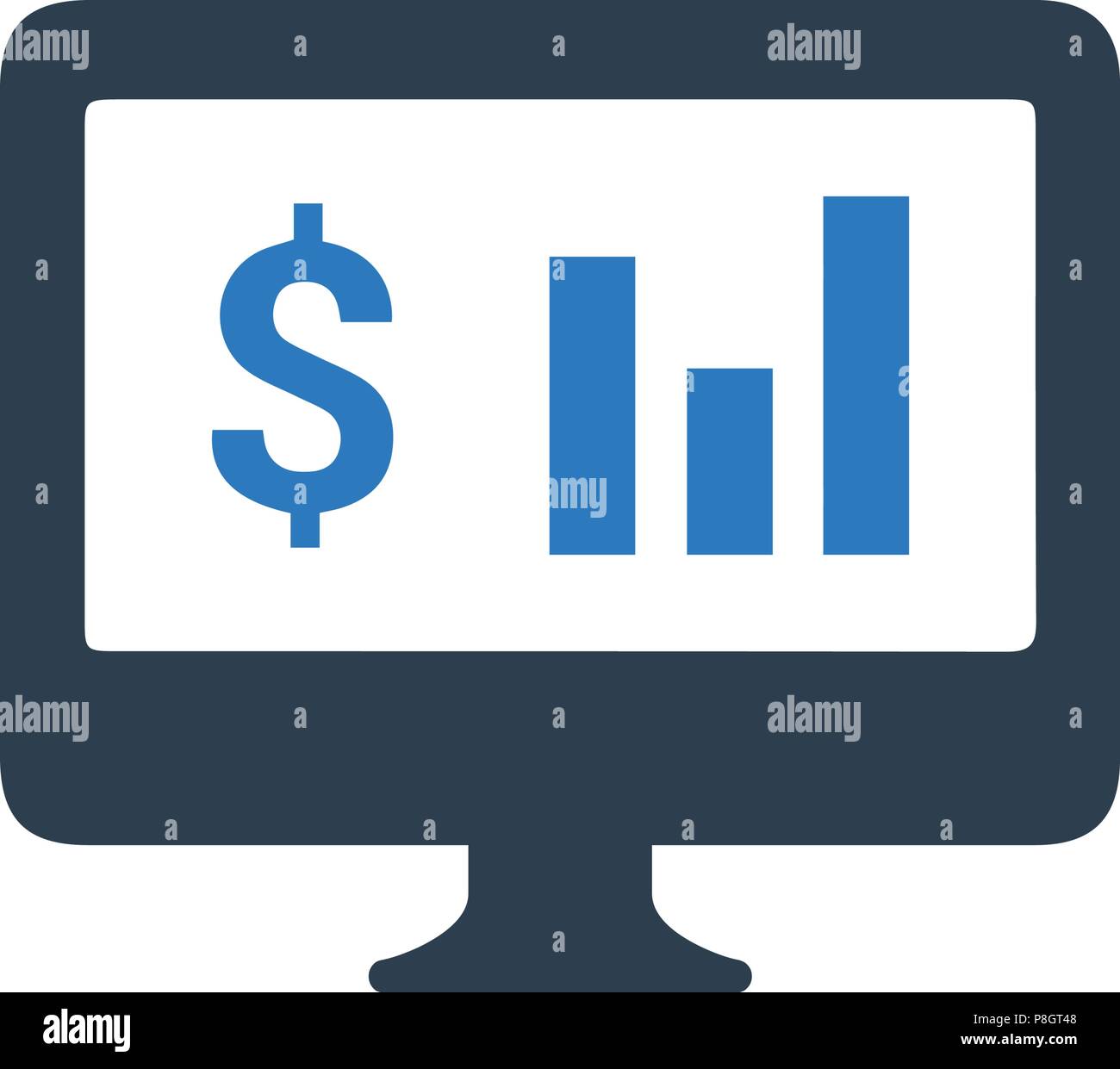 Monitoring financial analytics Stock Vector Images - Alamy