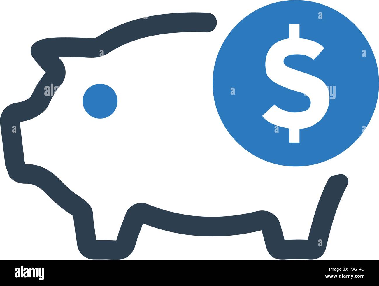 Savings Icon Stock Vector Image & Art - Alamy