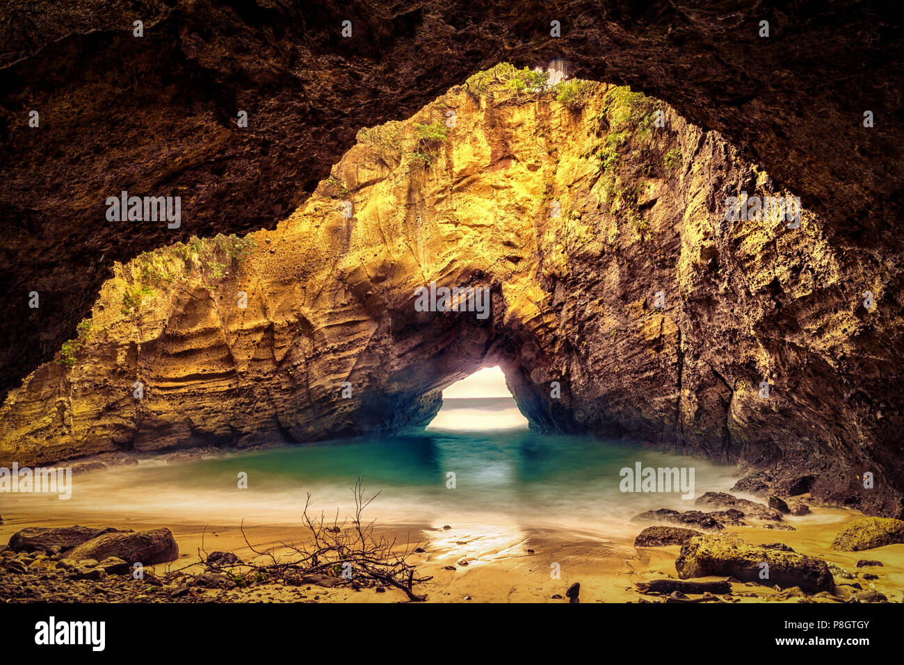 Ryugu sea cave near Shimoda, Izu peninsula, Japan Stock Photo - Alamy