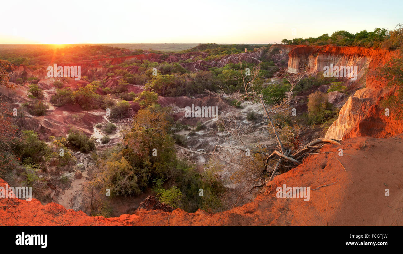 Marafa (Hell's kitchen) depression during sunset light. Malindi, Kenya ...