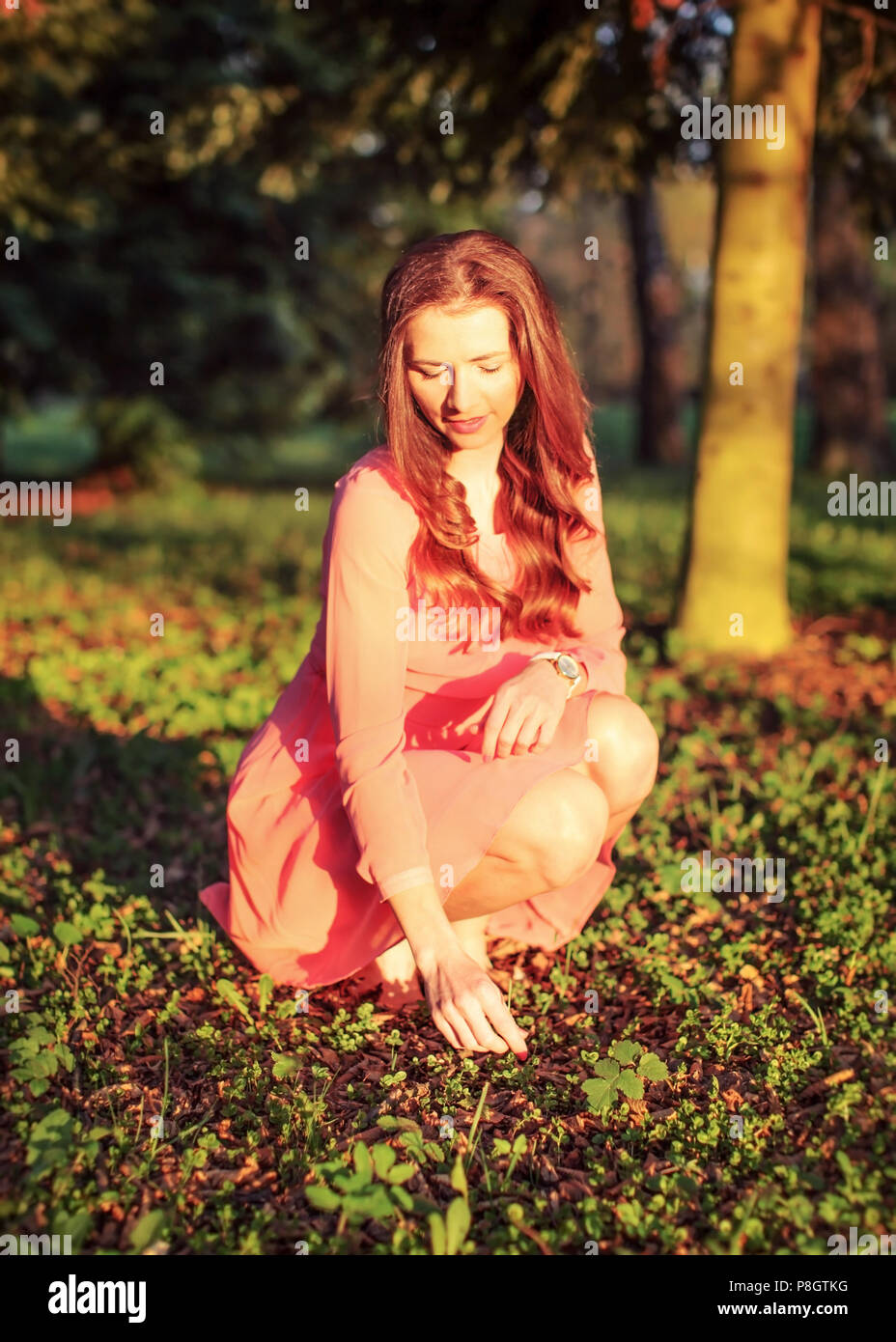 Touching crouch hi-res stock photography and images - Alamy