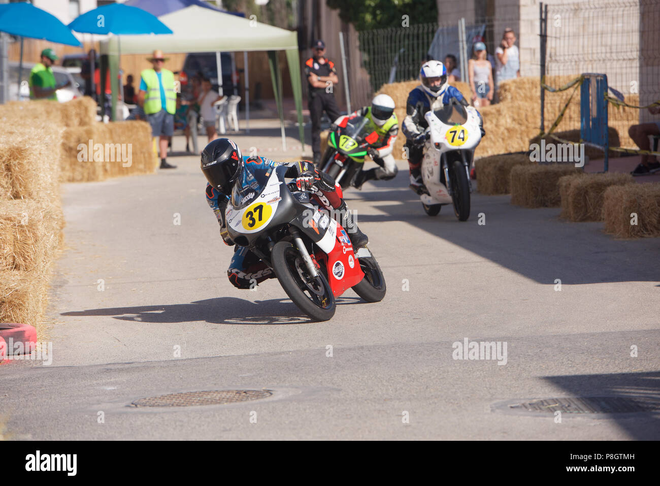 Motorbike racing in circuit hi-res stock photography and images - Alamy