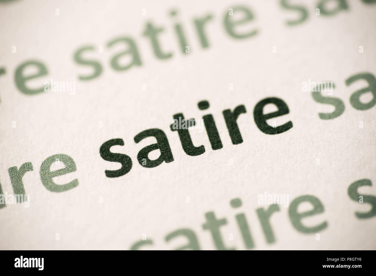 word printed on white paper macro Stock Photo - Alamy