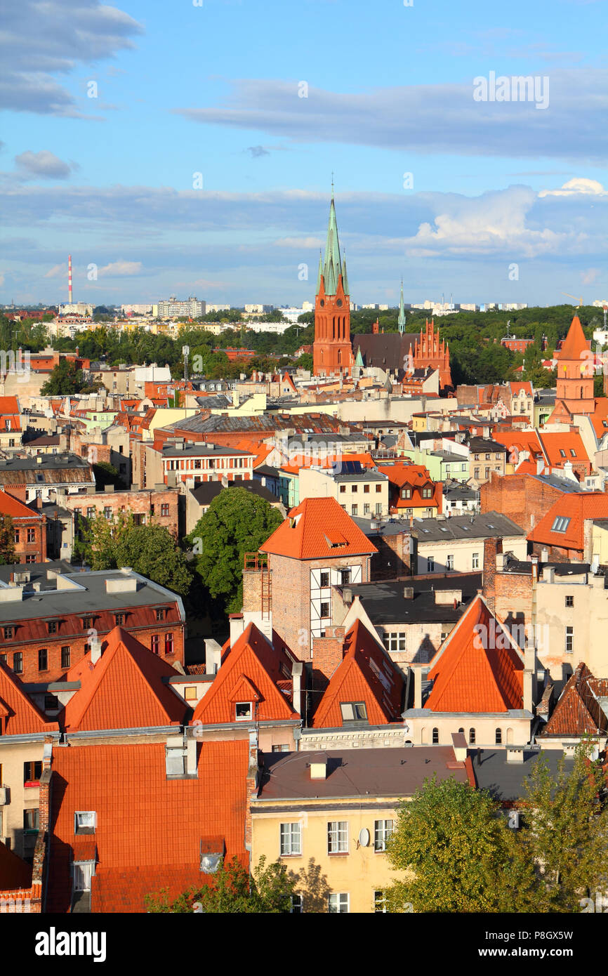 Poland - Torun, city divided by Vistula river between Pomerania and ...