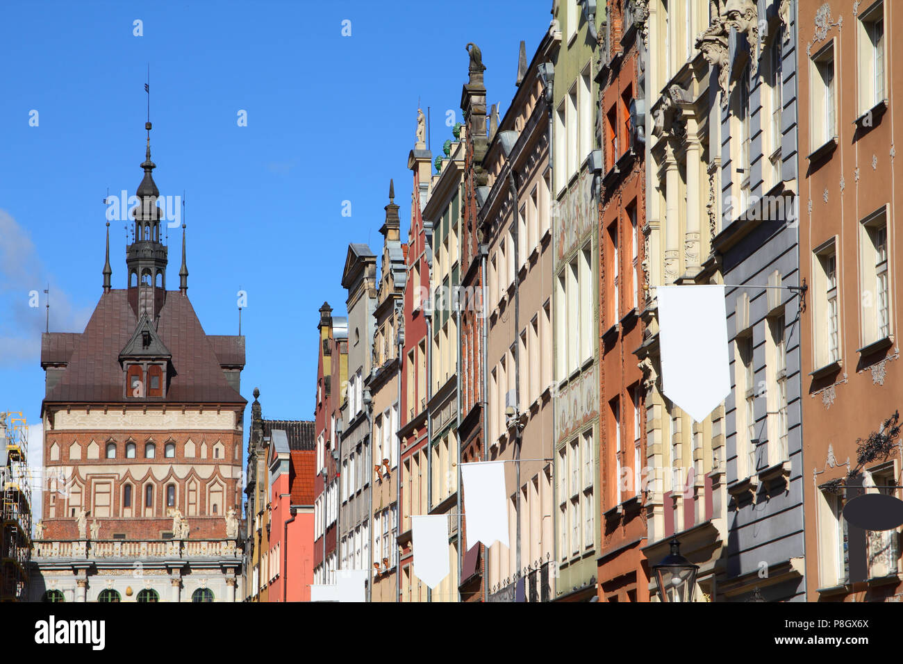 Poland - Gdansk city (also know nas Danzig) in Pomerania region. Famous ...