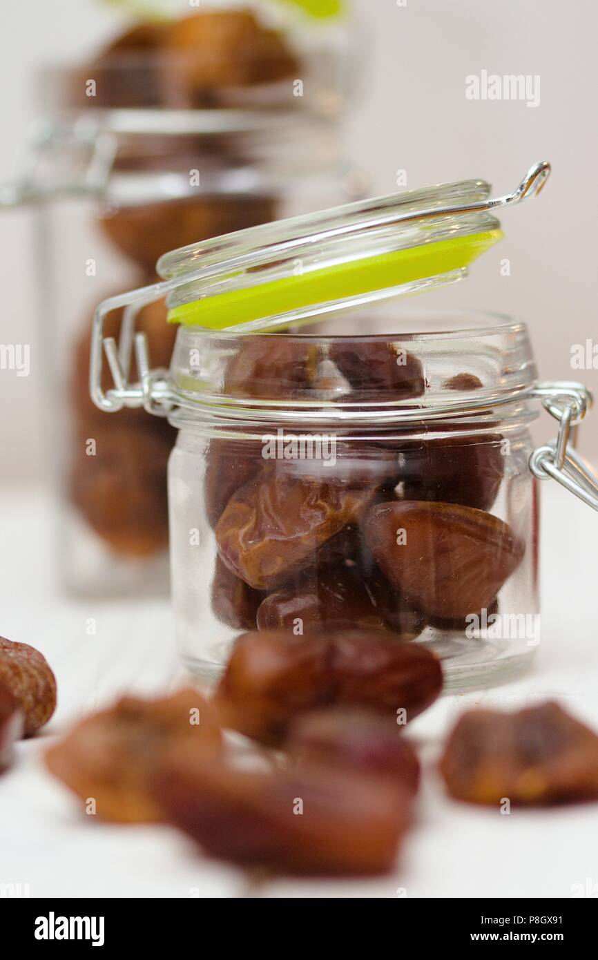 Dried figs and dates in jar hi-res stock photography and images - Alamy