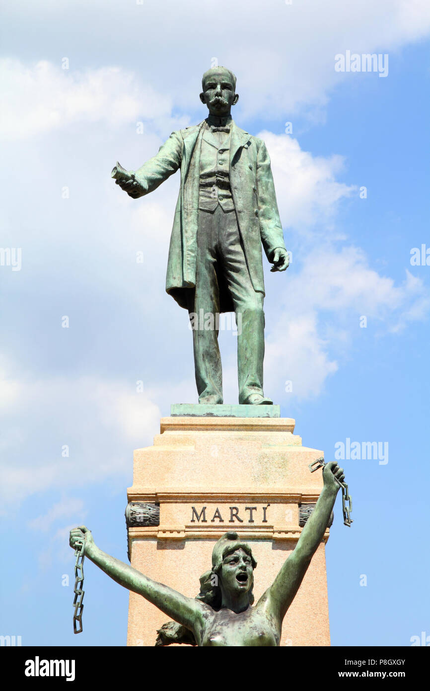Jose Marti - national hero of Cuba. Statue in Matanzas Stock Photo - Alamy