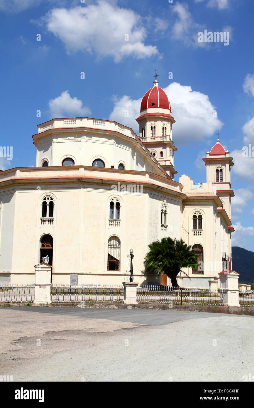 Cuba - famous basilica El Cobre. Religious architecture exterior Stock ...