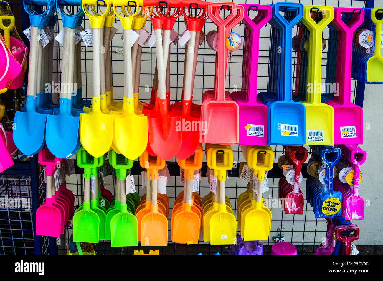 Toy spades hi-res stock photography and images - Alamy