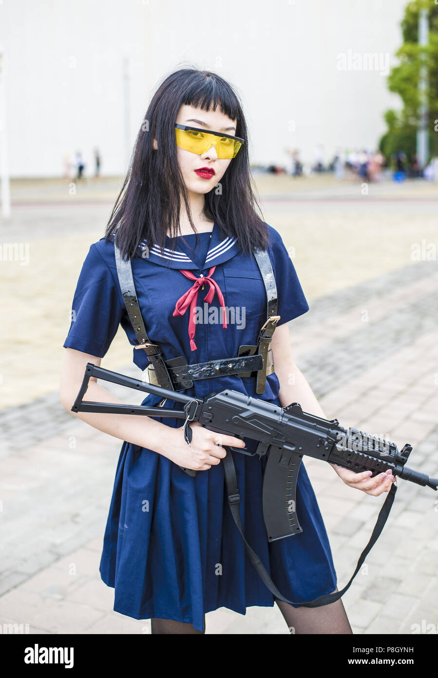 July 11, 2018 - Chengdu, China - A cosplayer attends the FUN Chengdu ...