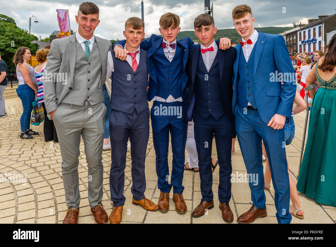 Bantry, Ireland. 11th July, 2018. Coláiste Pobail Bheanntraí students ...