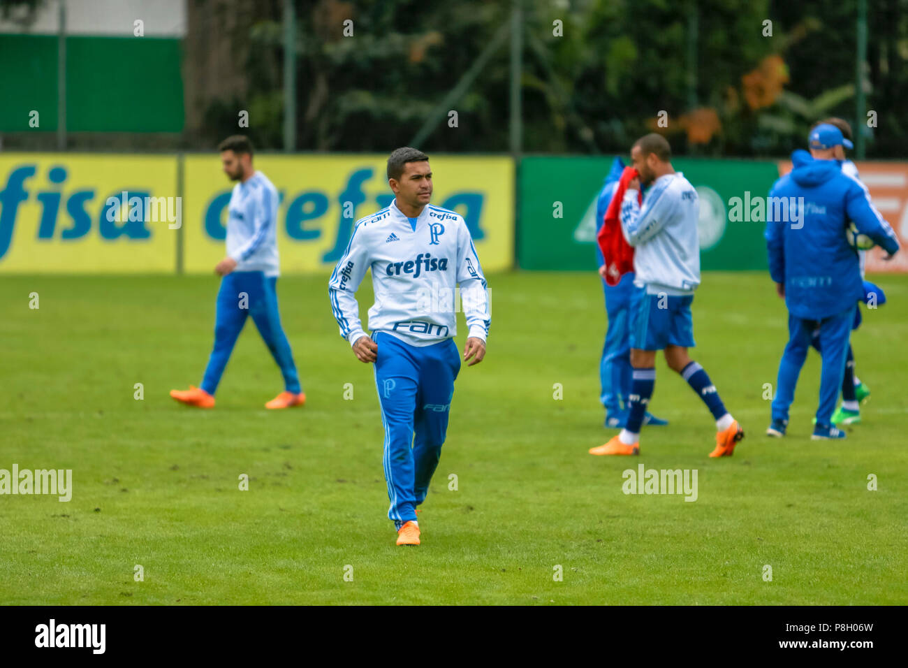 SÃO PAULO, SP - 11.07.2018: TRAINING OF THE PALMEIRAS - Dudu during ...