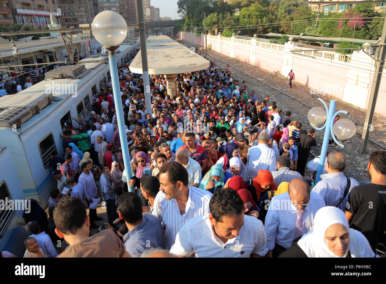 Crowded metro in egypt hi-res stock photography and images - Alamy