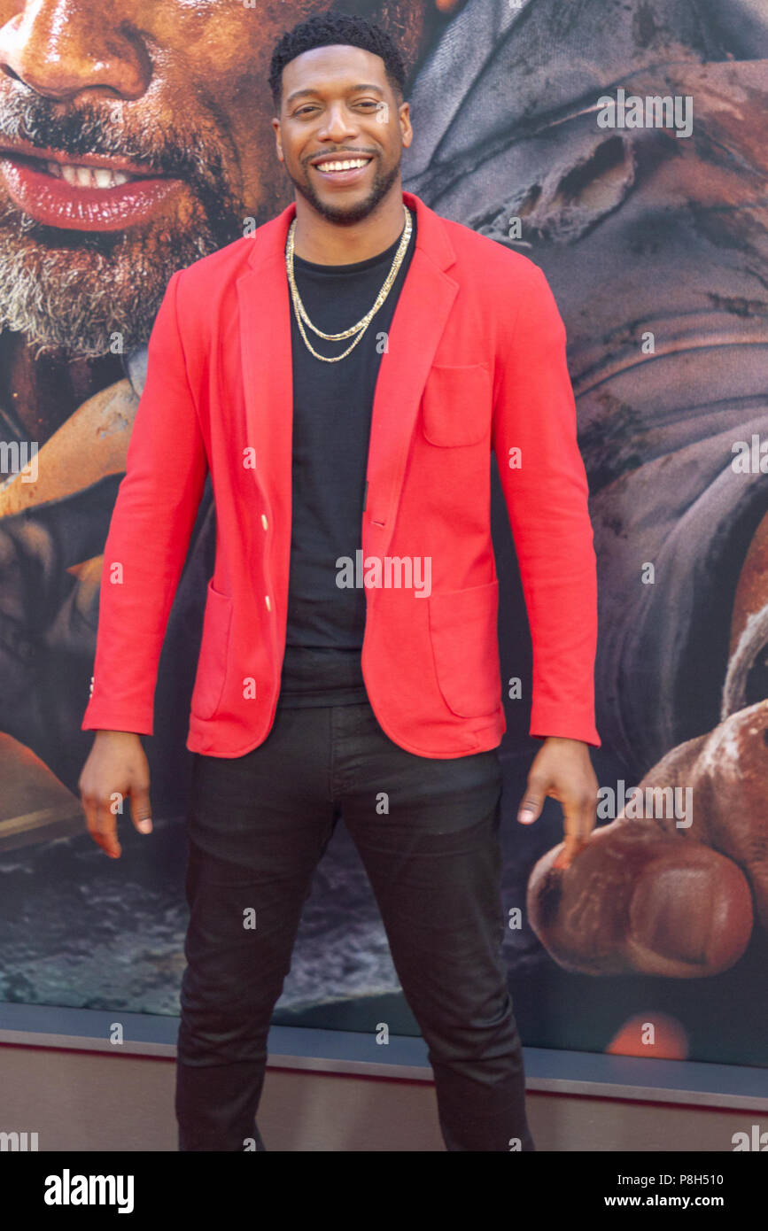 New York, USA. 10th July, 2018. Actor Jocko Sims attends the New York ...